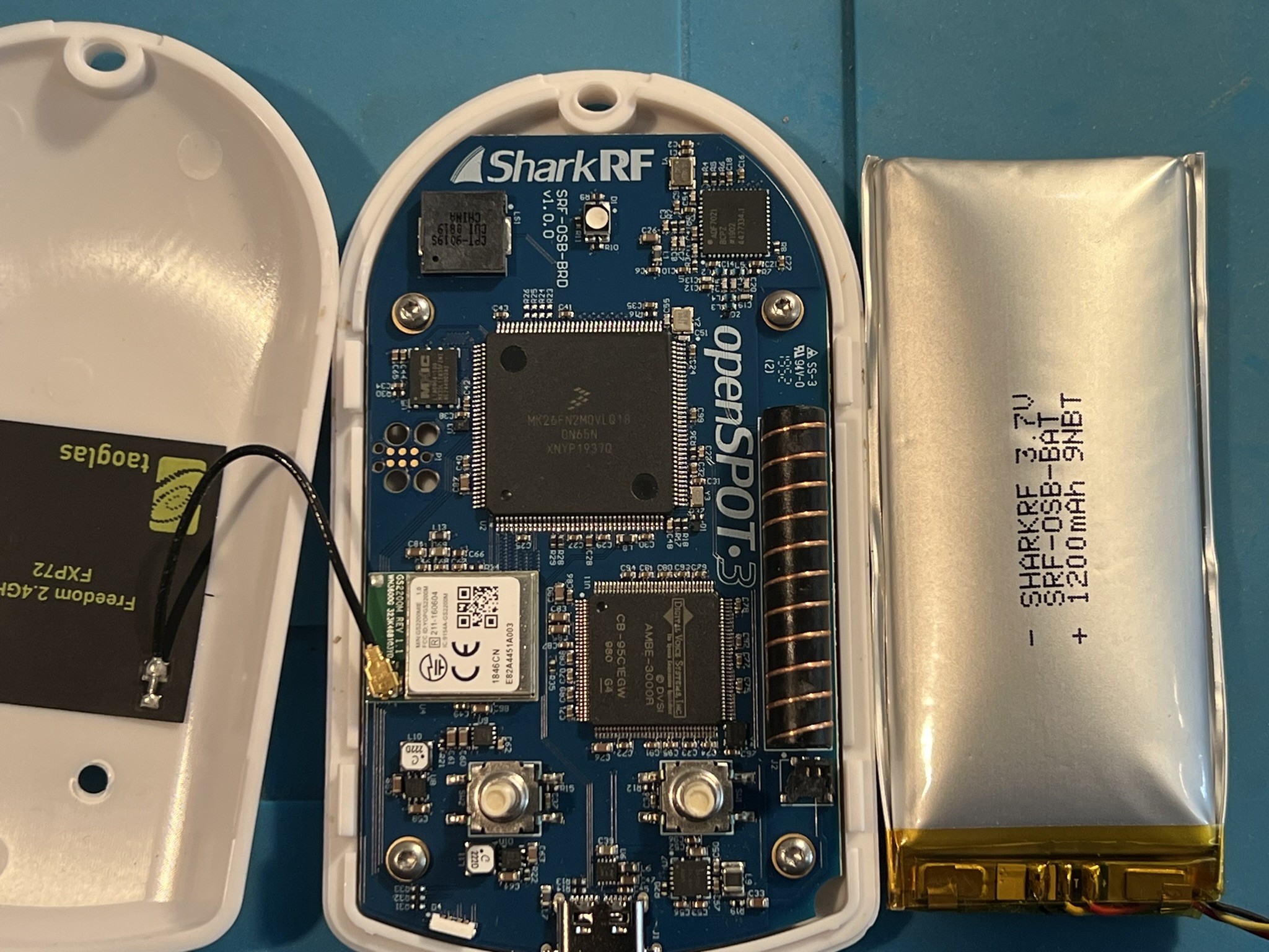 Swollen Battery and OpenSPOT 3 will not upgrade over WiFi. - SharkRF Forum