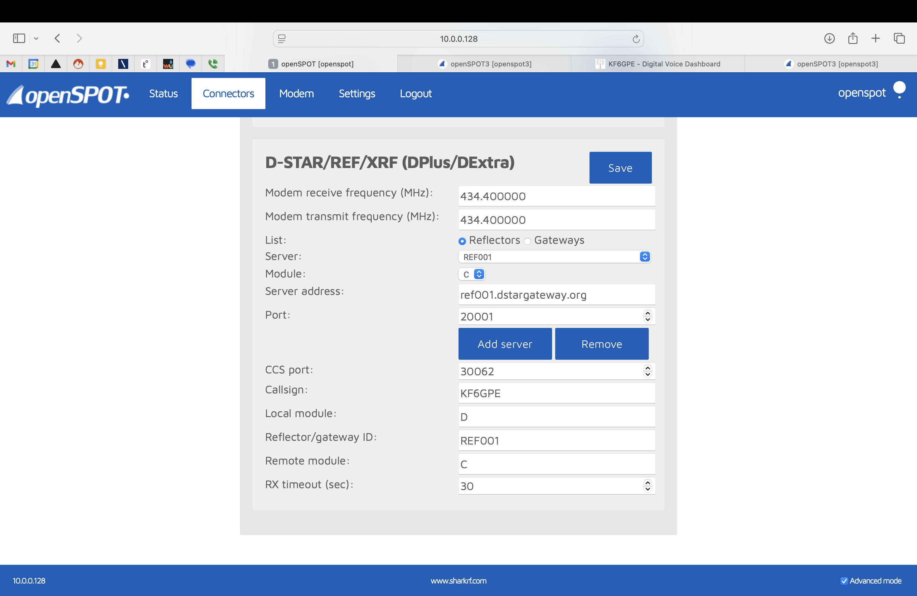 Kenwood TH-D74, TH-D75 resets Openspot 1 on TX. - SharkRF Forum